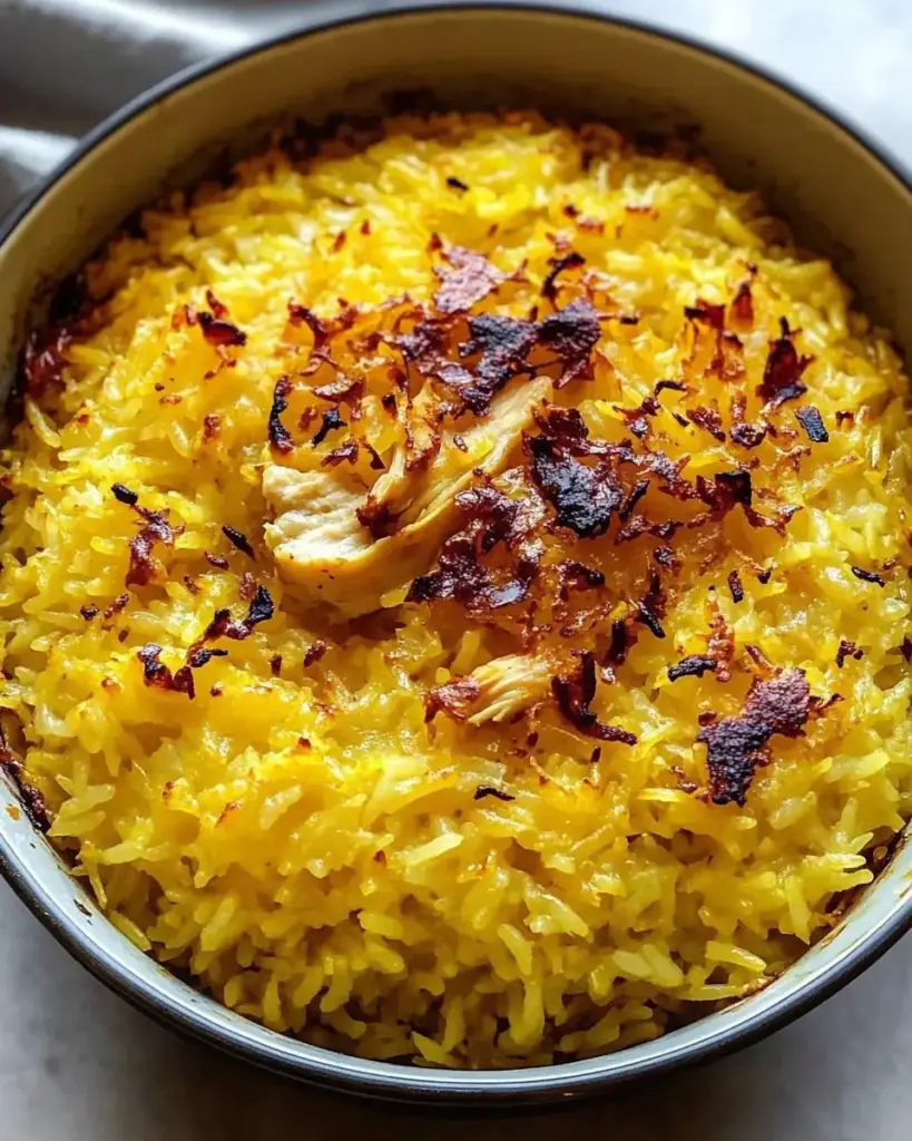 Saffron Yogurt Rice with Chicken: A Flavorful Delight! - Flavorful Haven