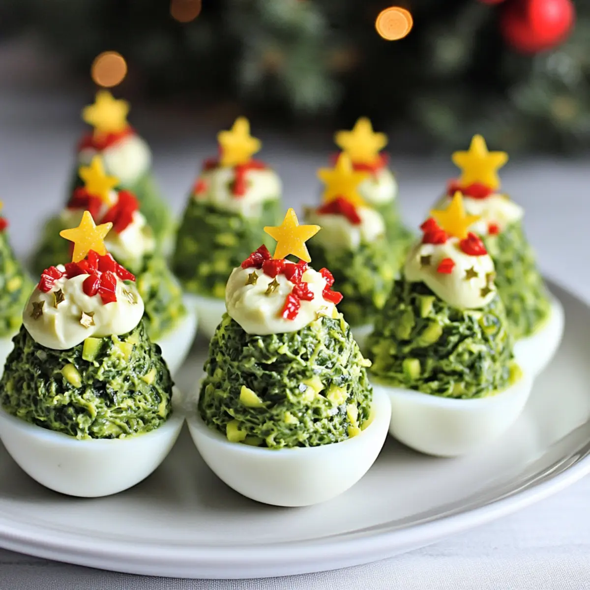 Irresistible Deviled Egg Christmas Trees: A Festive Appetizer