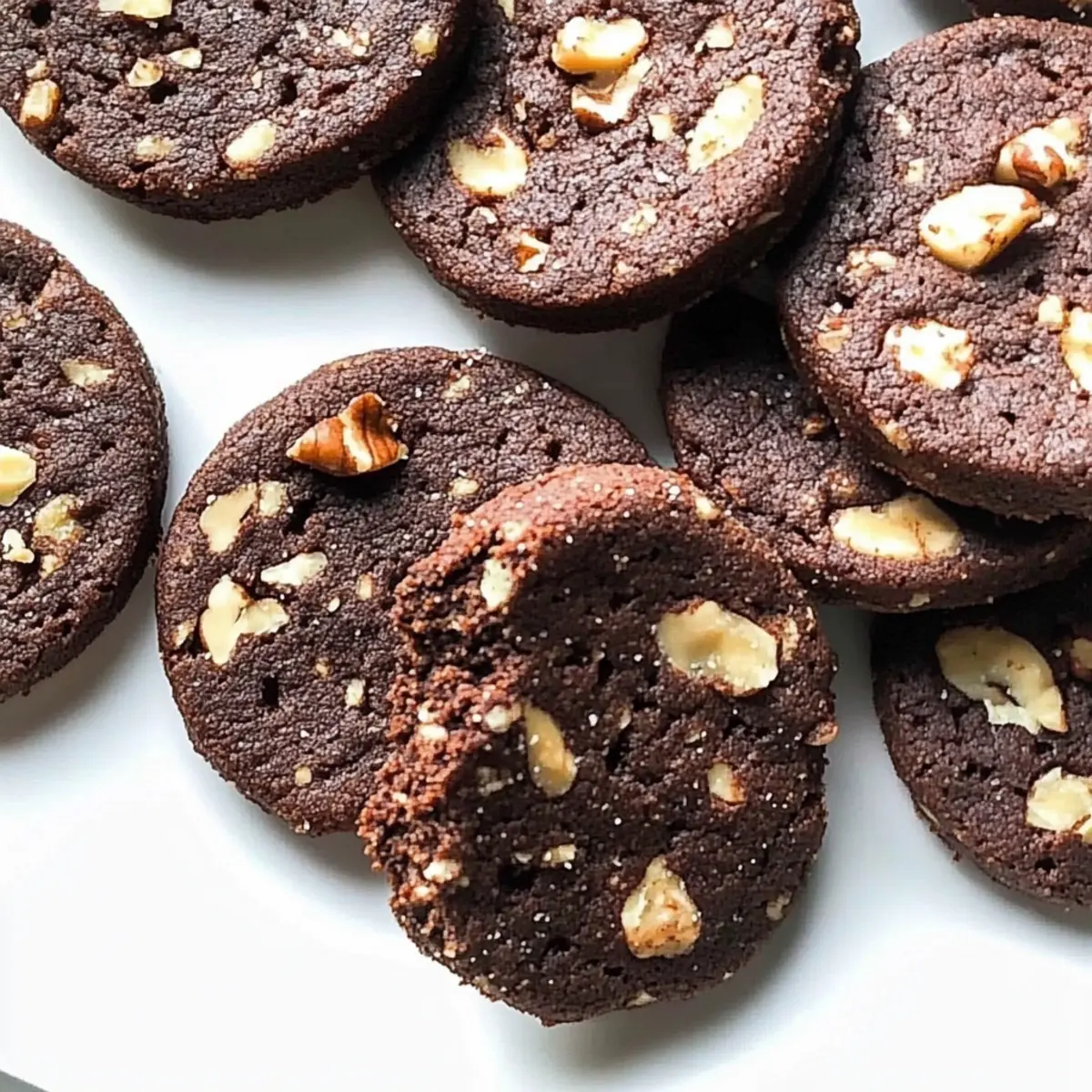 Ultimate Chocolate Walnut Shortbread Cookies: Deliciously Indulgent
