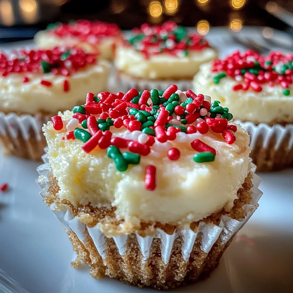 Mini Christmas Cheesecakes That Will Melt Your Heart - Flavorful Haven