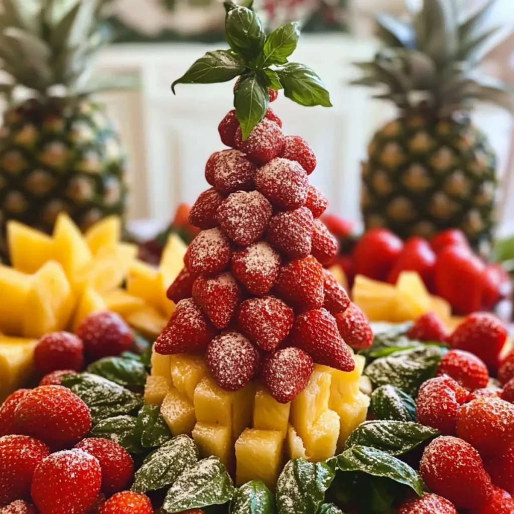 Easy Fruit Christmas Tree: A Festive and Colorful Delight