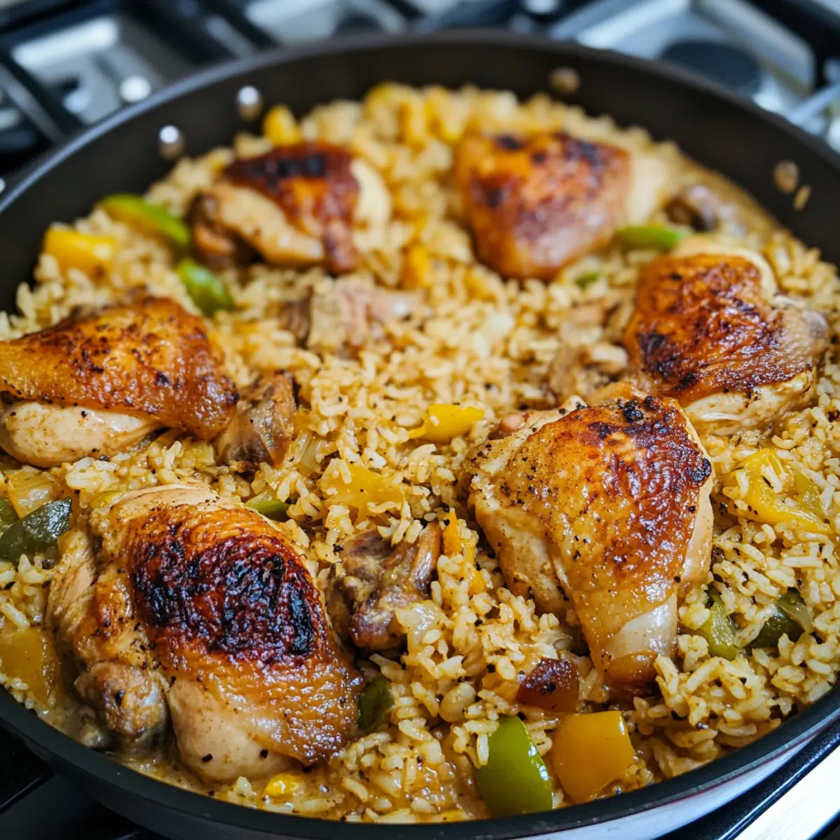 Ultimate One Pot Sticky Coconut Rice & Chicken That's Delicious