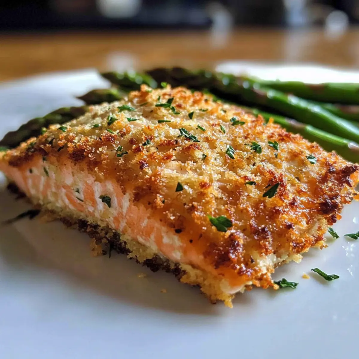 Ultimate Crispy Parmesan Crusted Baked Salmon Recipe