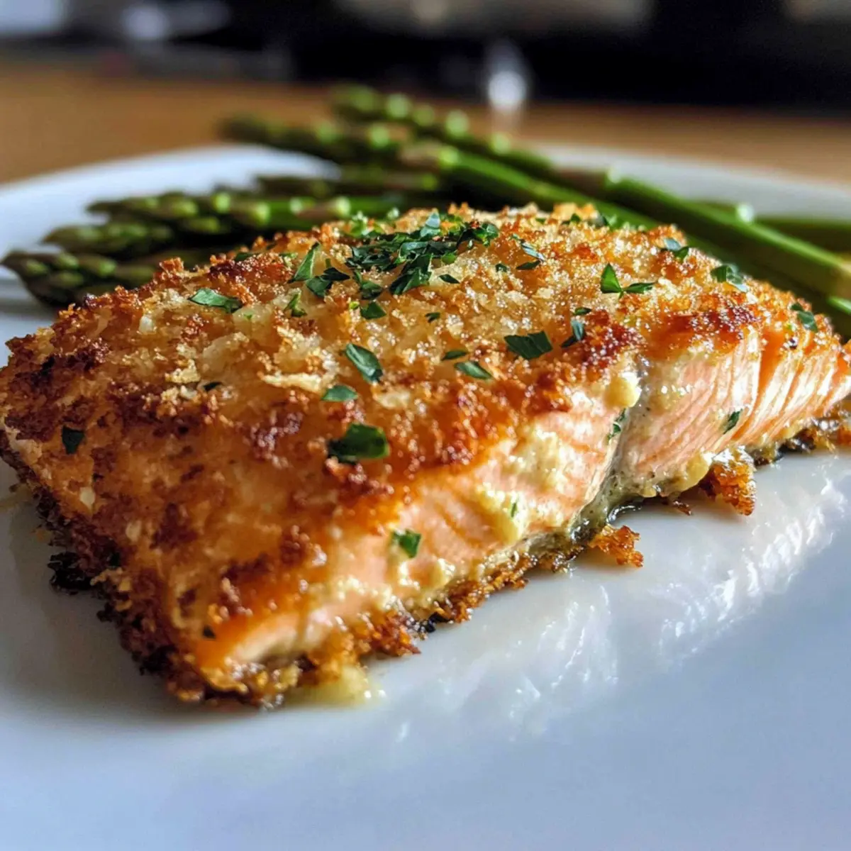 Ultimate Crispy Parmesan Crusted Baked Salmon Recipe