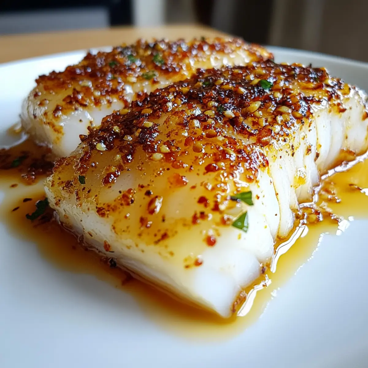 Easy and Delicious Baked Honey Marinade Cod in 5 Minutes