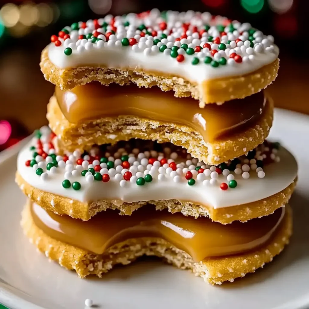 Caramel Ritz Cracker Christmas Cookies: Easy Sweet Treats