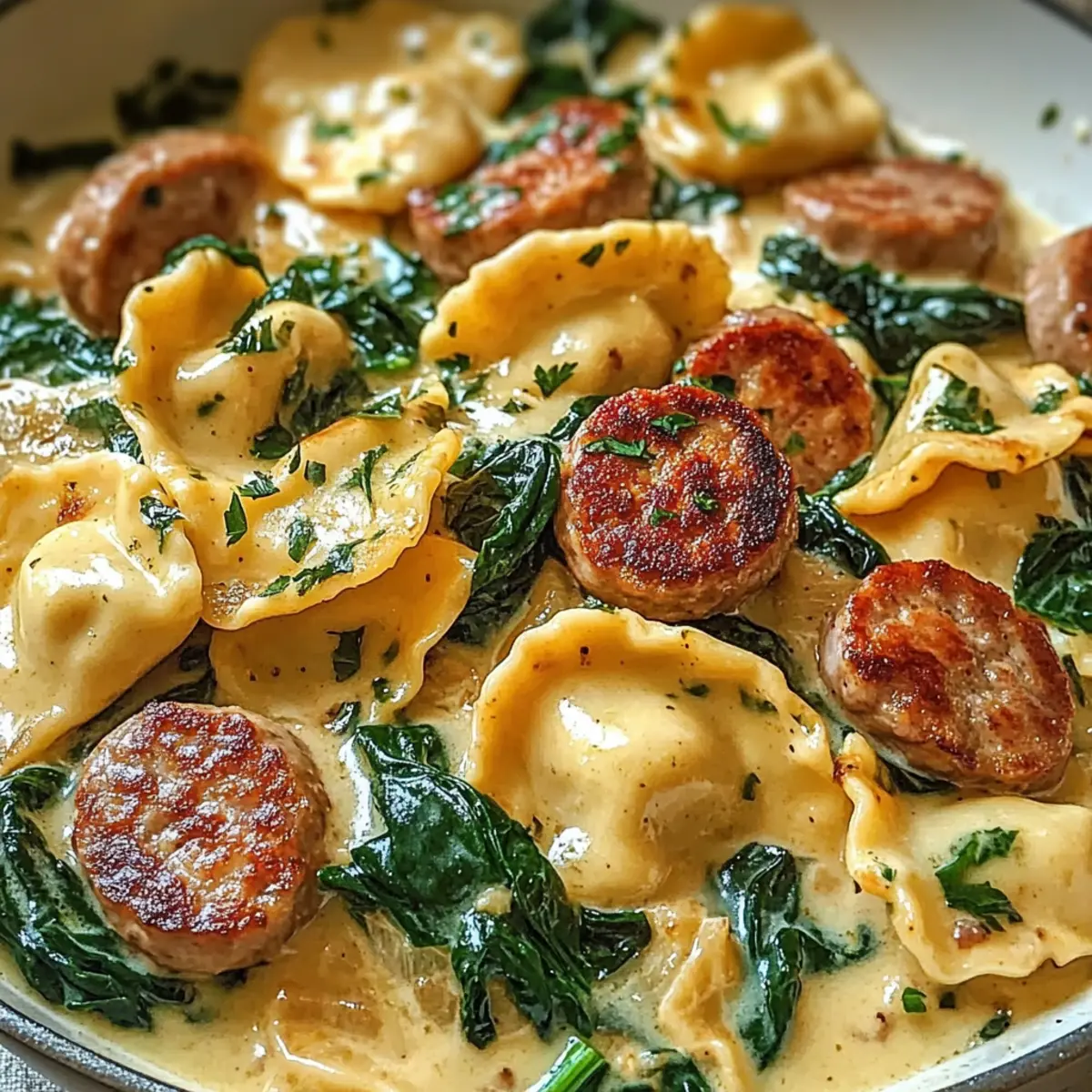 Creamy Pierogi and Turkey Sausage Skillet: Ultimate Deliciousness