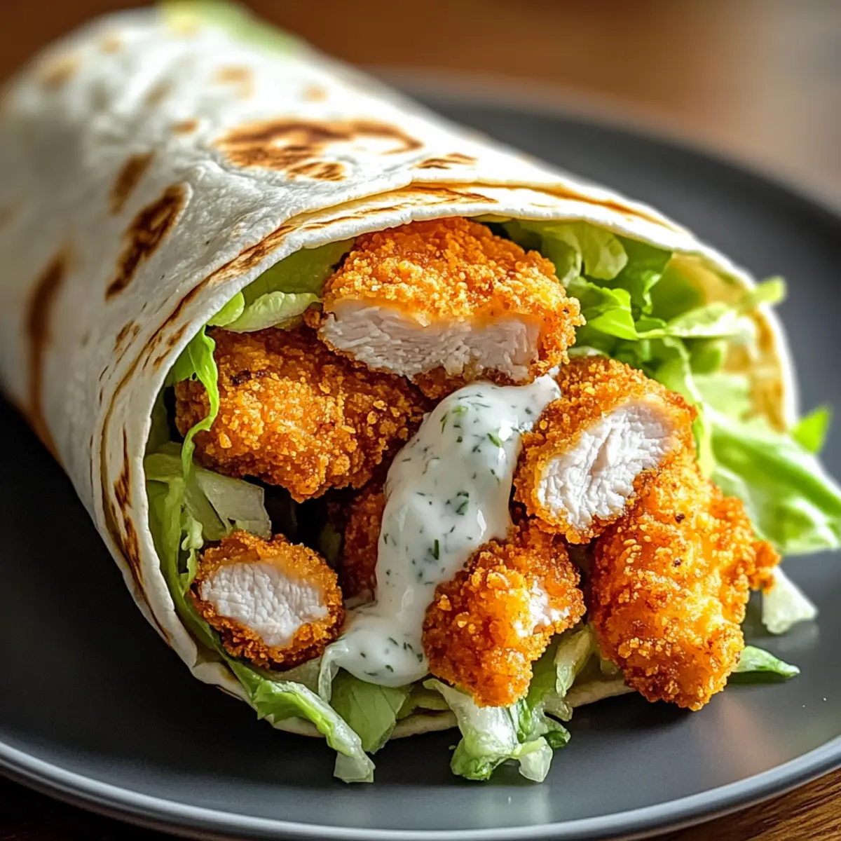 Crispy Chicken Ranch Snack Wrap: Your Ultimate Comfort Food