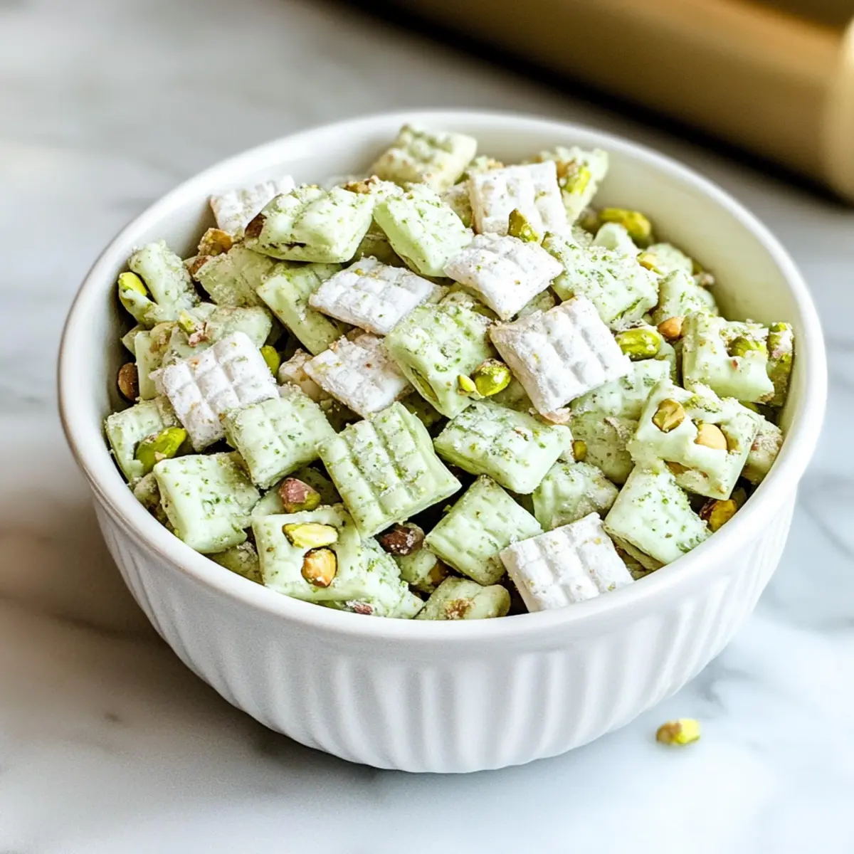 Delicious Pistachio Puppy Chow: A Sweet Treat in 15 Minutes - Flavorful ...