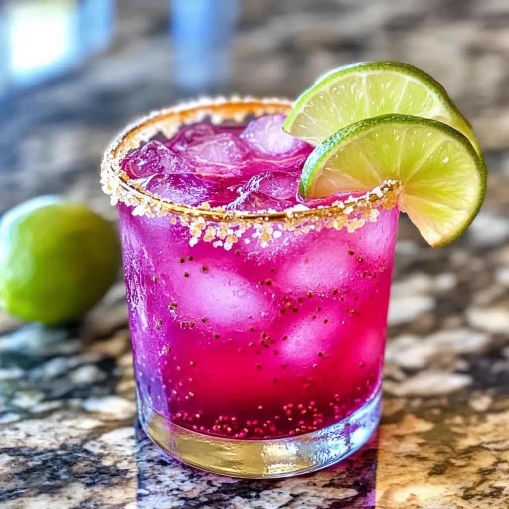 Irresistible Quick Prickly Pear Margarita Mocktail Recipe