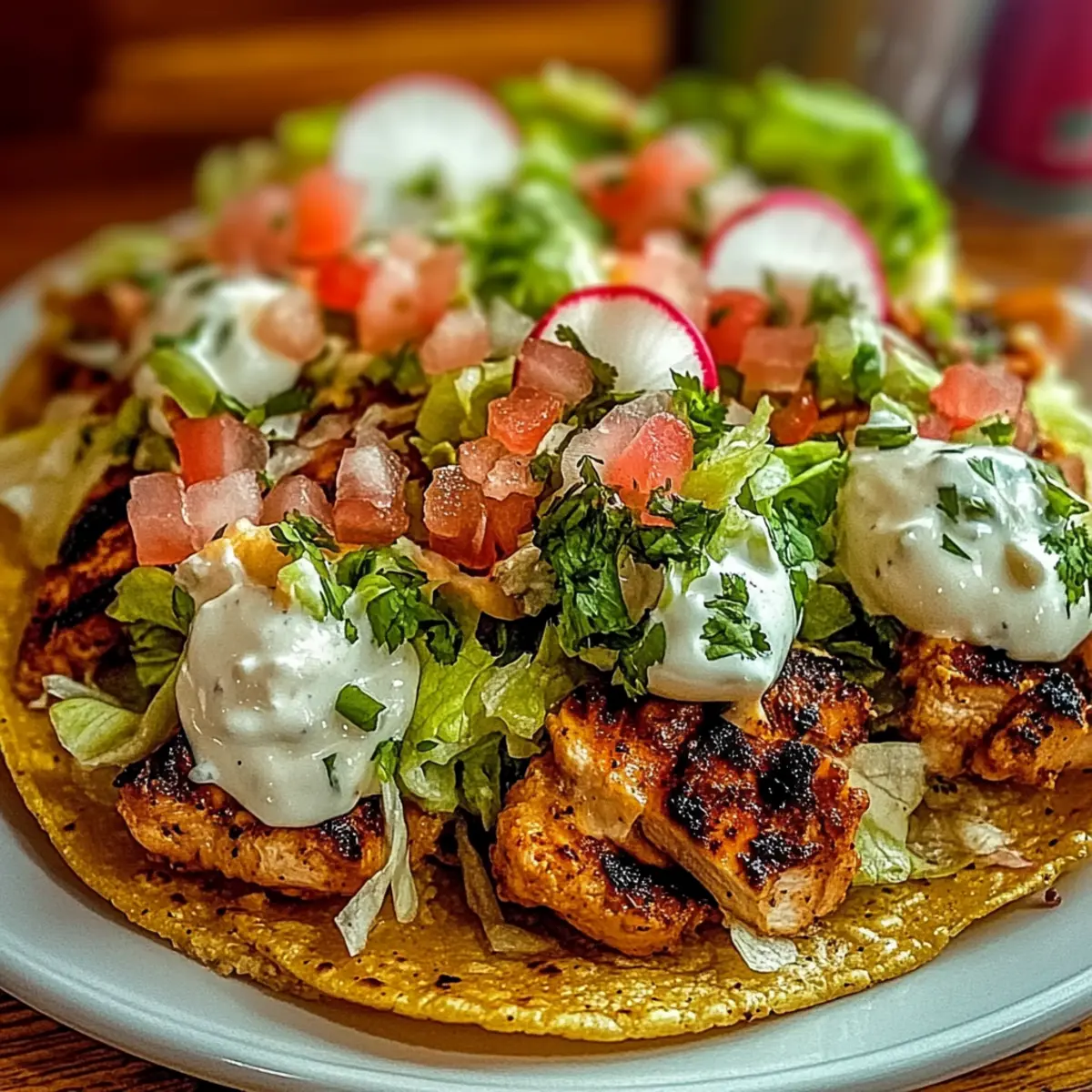 Ultimate Grilled Spicy Mexican Chicken Tostadas: Deliciously Easy