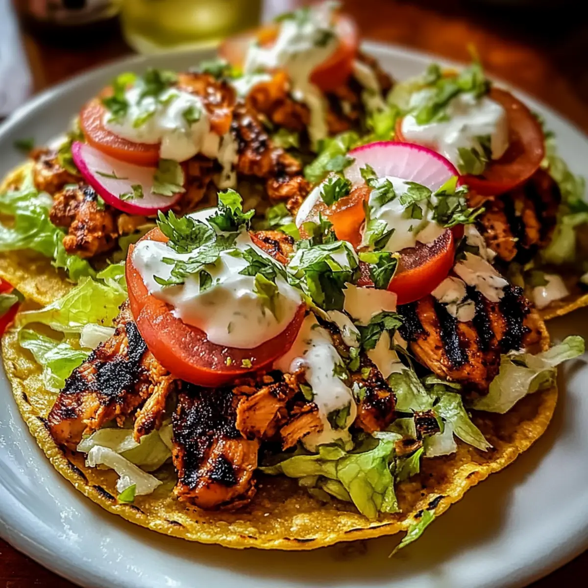 Ultimate Grilled Spicy Mexican Chicken Tostadas: Deliciously Easy