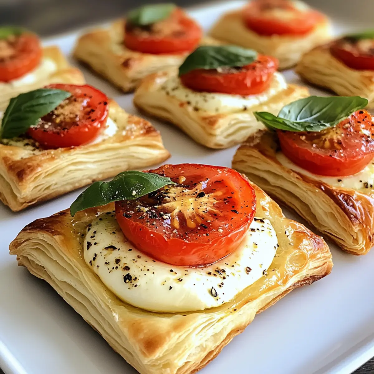 Easy Puff Pastry Caprese Appetizers That Will Wow Your Guests