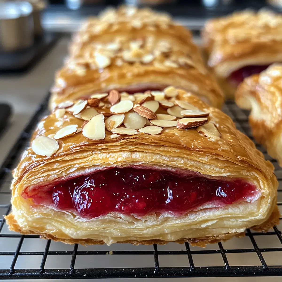 Raspberry Almond Puff Pastry: Irresistible Sweet Breakfast Treat