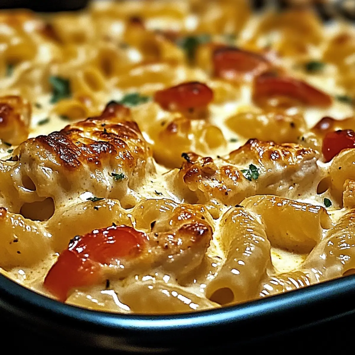 Irresistible Cajun Cream Cheese Chicken Pasta Bake Recipe