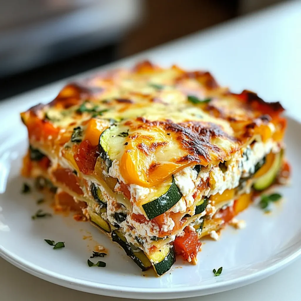 Irresistible High Protein Veggie Lasagna for Healthy Eating