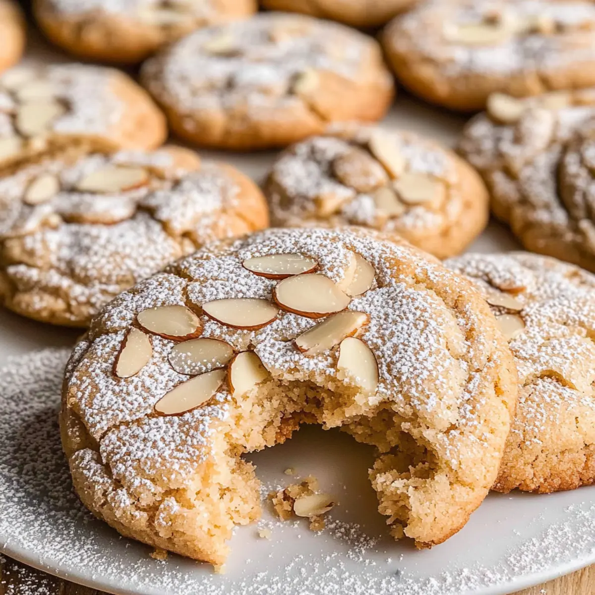 Irresistible Chewy Almond Cookies with Frangipane Centers