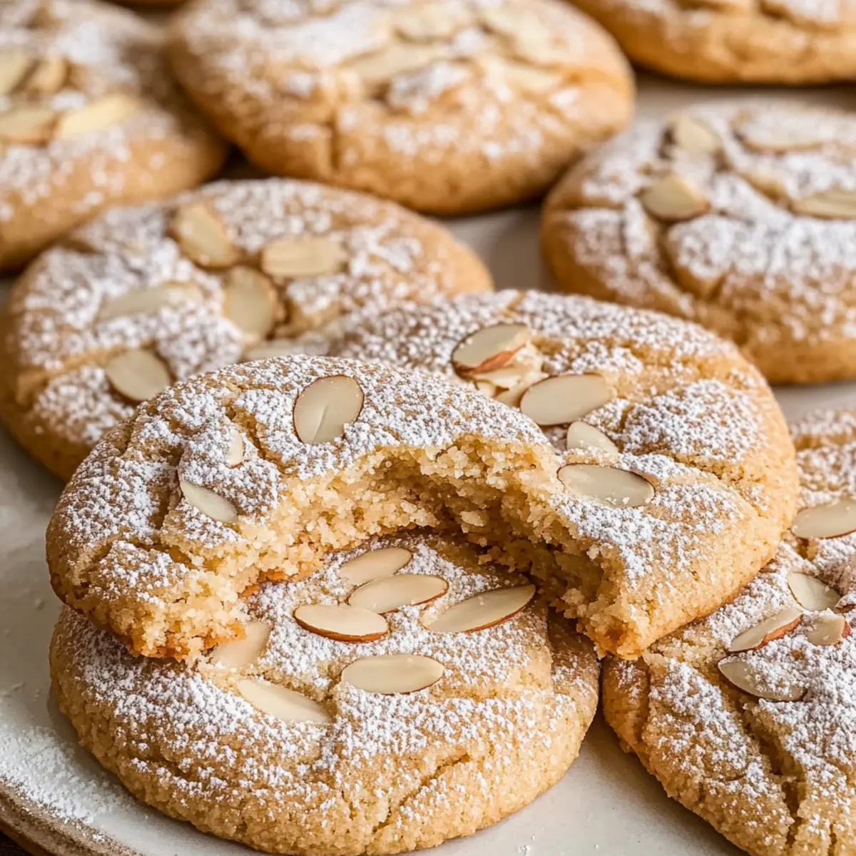 Irresistible Chewy Almond Cookies with Frangipane Centers