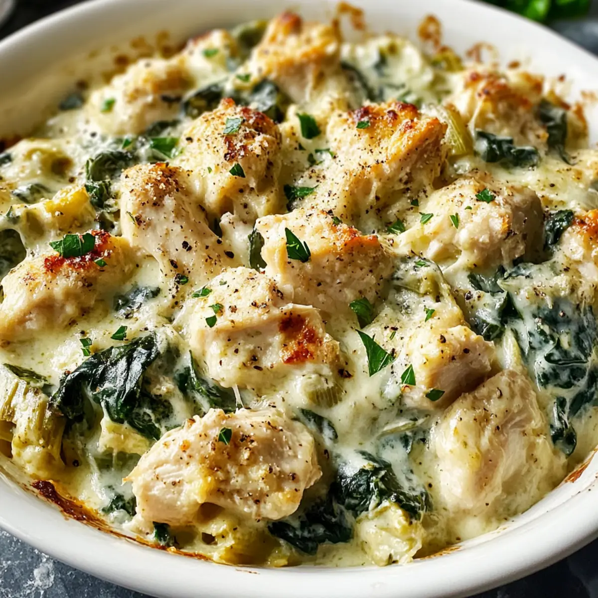 Irresistible Spinach Artichoke Chicken Casserole Recipe